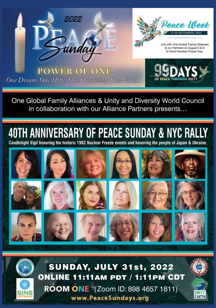 Peace Sundays' History & Other Events - Peace Sundays